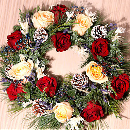 Christmas Flowers, Christmas Flowers Arrangement, Xmas flowers - FNP