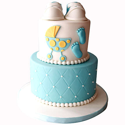 Online Adorable Baby Shower Red Velvet Cake Gift Delivery in UAE - FNP